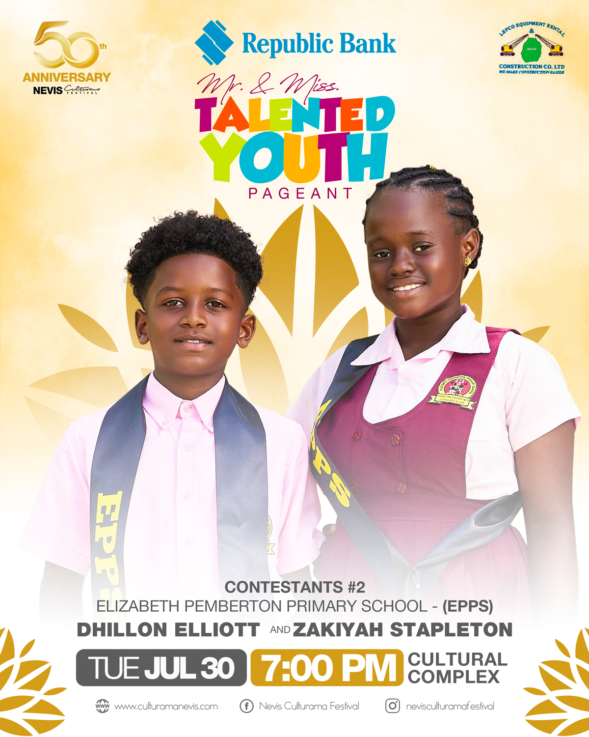 Talented Youth Pageant – Nevis Culturama Festival