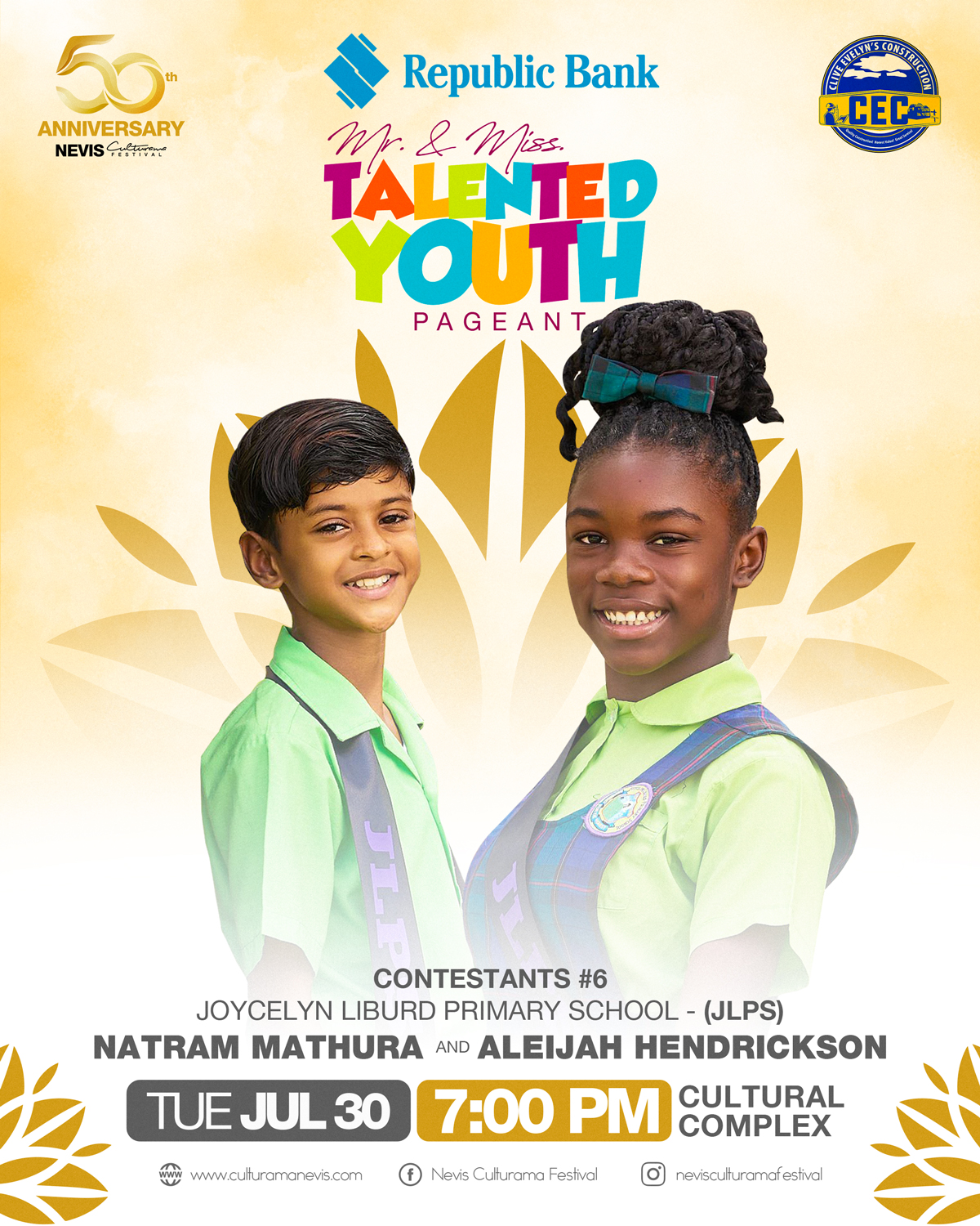 Talented Youth Pageant – Nevis Culturama Festival